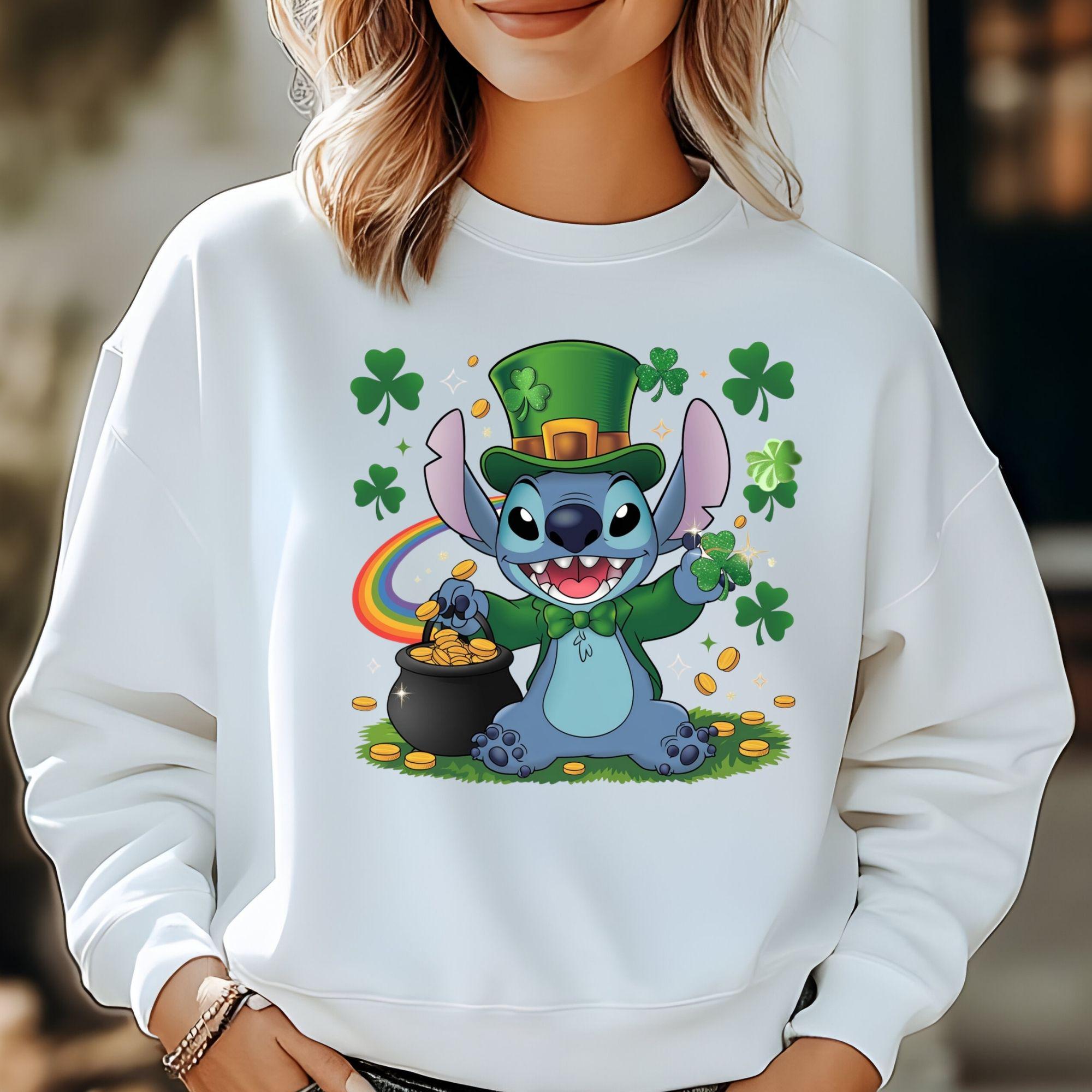 St. Patricks Day Inspired Sti-tch Design Png Fictional Cartoon ...