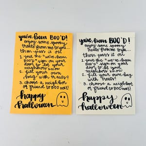 You've Been Booed Kit Custom Halloween Boo Bag Set to Boo Your ...