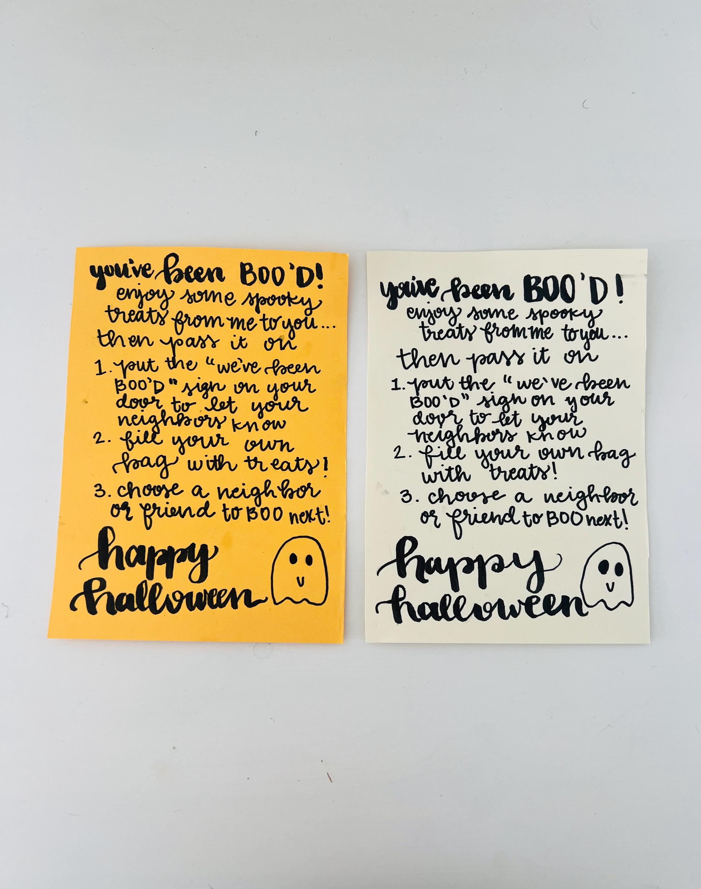 You've Been Booed Kit Custom Halloween Boo Bag Set to Boo Your ...