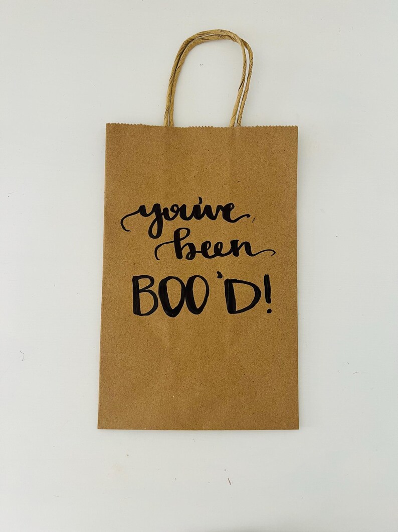 You've Been Booed Kit Custom Halloween Boo Bag Set to Boo Your ...