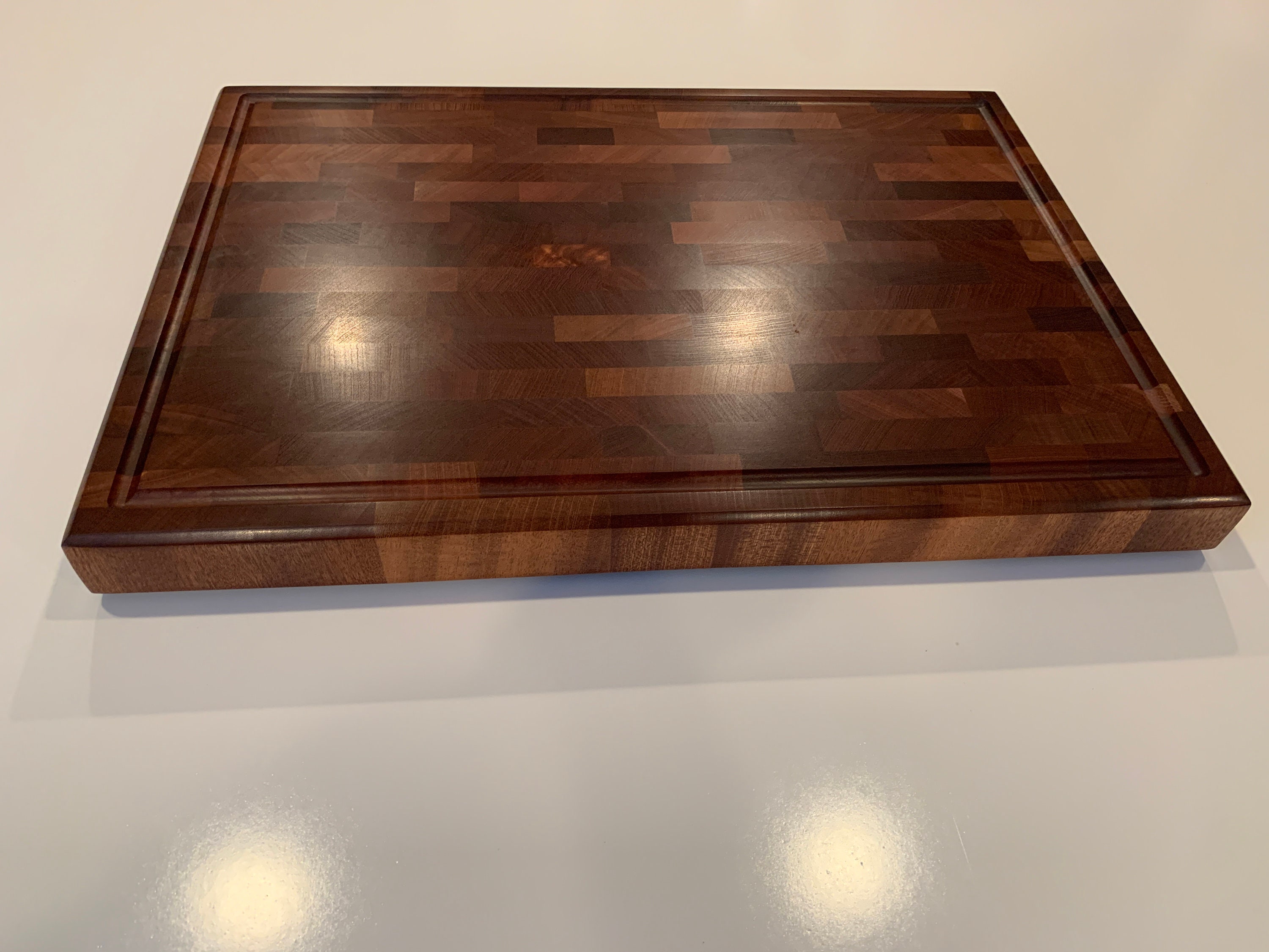 Sapele Endgrain Butcher Block - Etsy