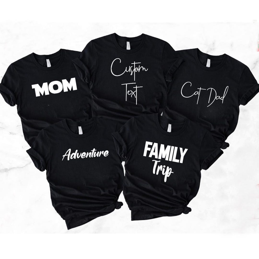 Custom Text Shirt, Personalized Text Shirt, Bulk Custom Logo Shirt ...