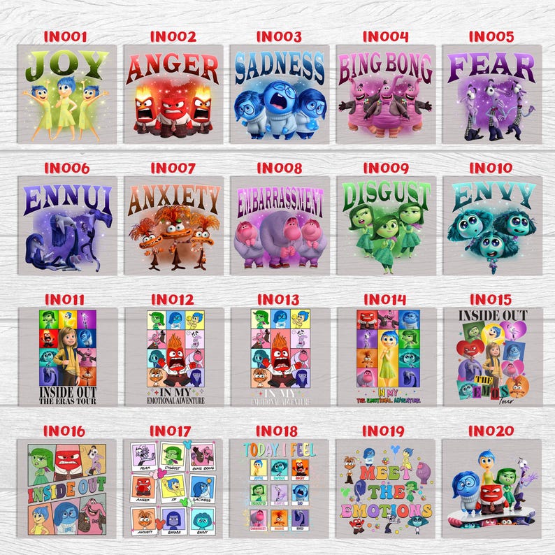 Disney Disgust Inside Out Dtf, Ready to Press, Disney Transfers, DTF ...