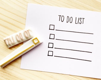 Rubber Stamps to Do List - Etsy