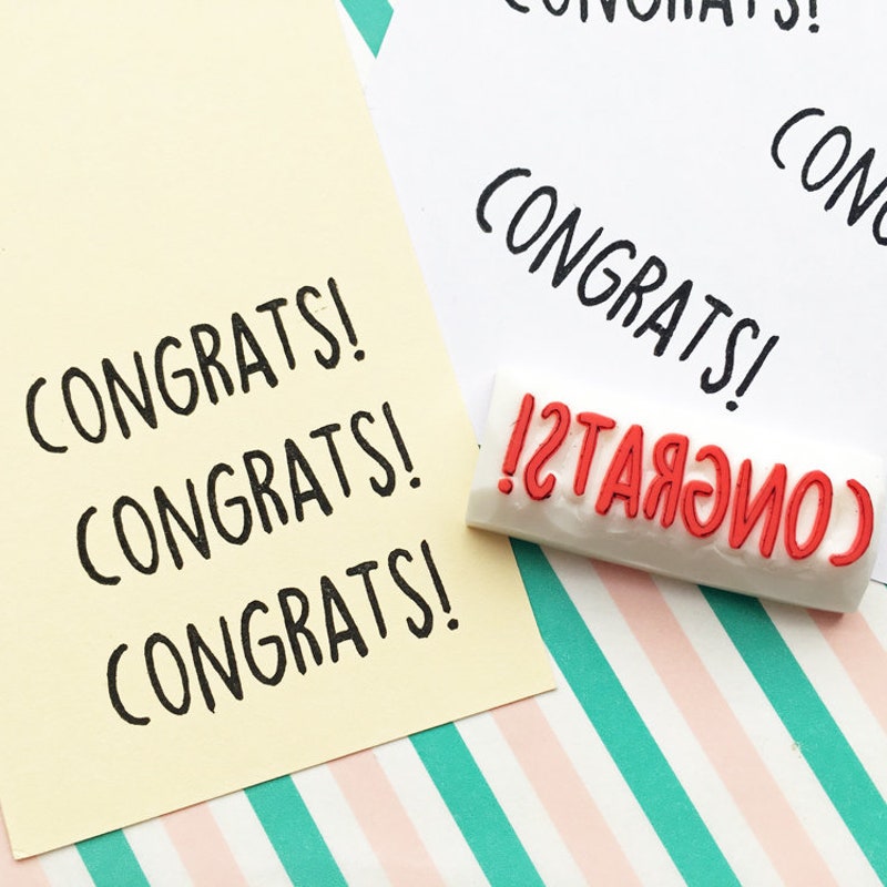 Congratulations Stickers - Etsy