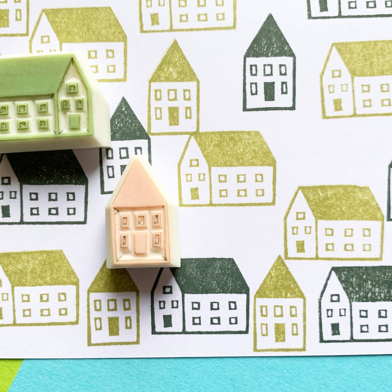 House Rubber Stamp - Etsy