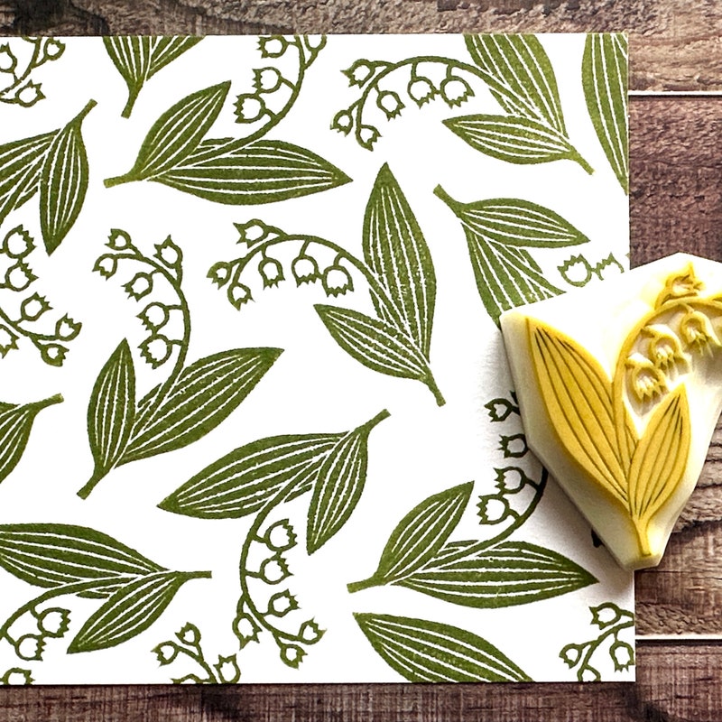 Lily Rubber Stamp - Etsy