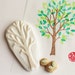 Birch Tree Rubber Stamp, Tree Trunk & Leaf Stamps, Hand Carved Stamps ...