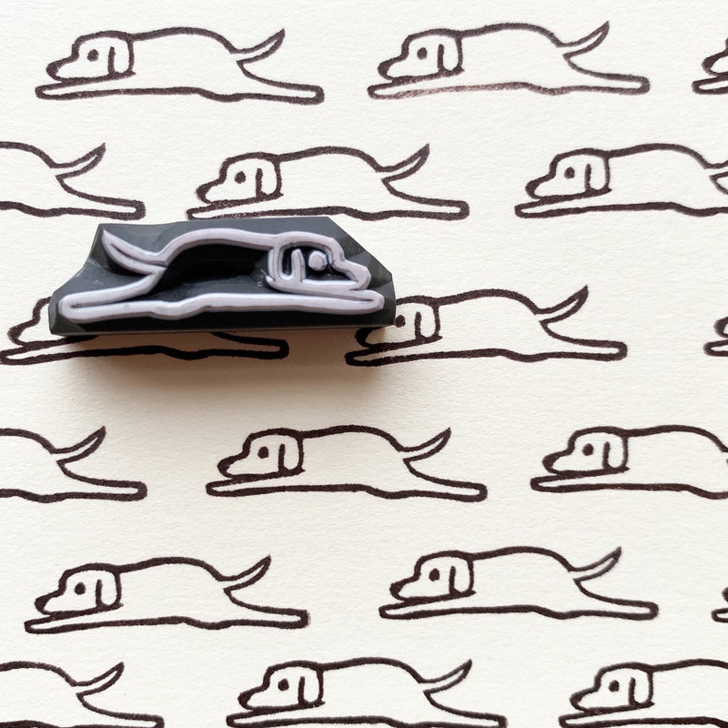 Dog Rubber Stamp - Etsy