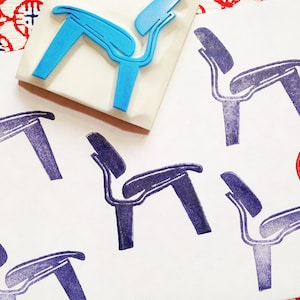 Aalto Chair Rubber Stamp, Scandinavian Furniture Stamp, Hand Carved ...