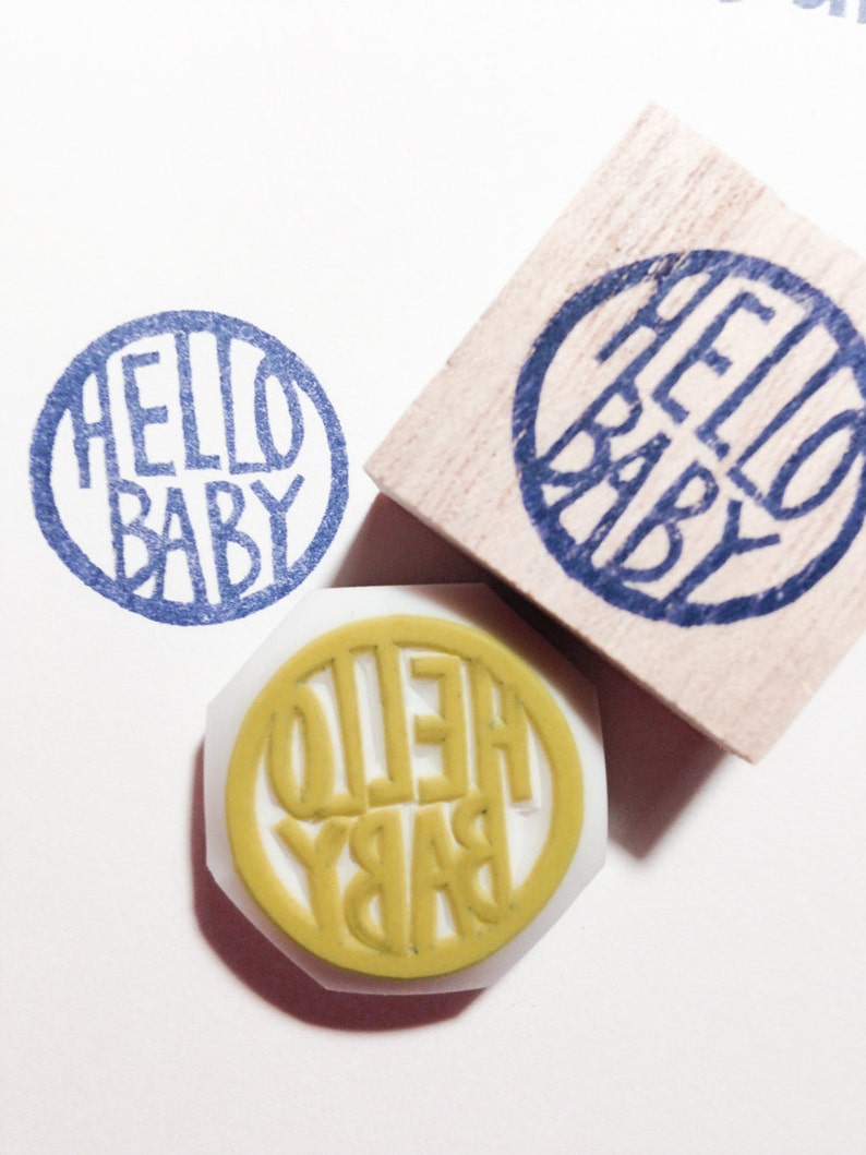 Custom Name Rubber Stamp Japanese Hanko Style Hand Carved | Etsy