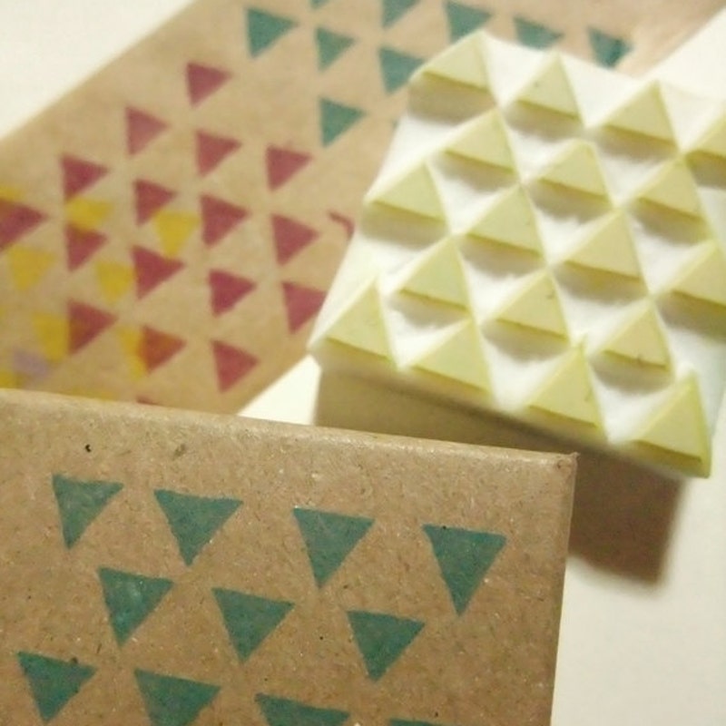 Triangle Stamp - Etsy