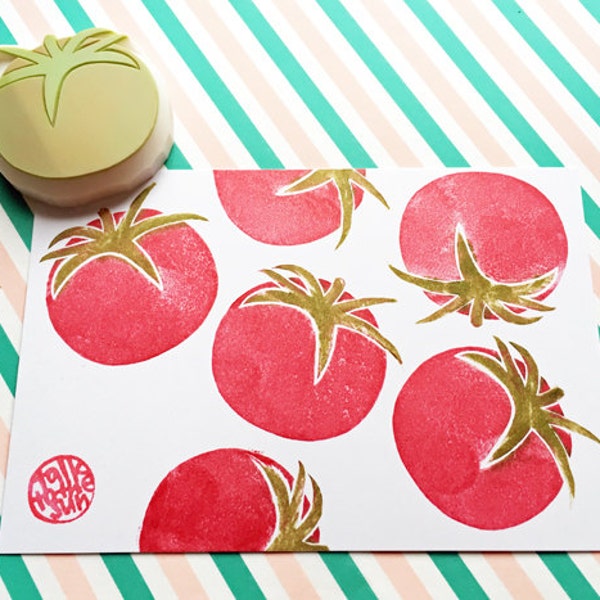 Tomato Stamp - Etsy