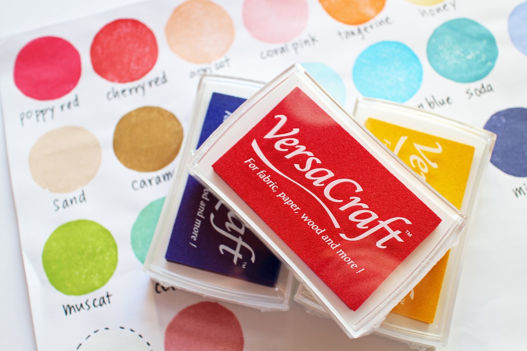 Tsukineko Versacraft Ink Pad: Water Based Pigment Ink, Large Size - Etsy