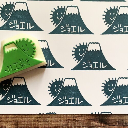 Custom Japanese Name Stamp in Katakana Hanko Style Hand - Etsy