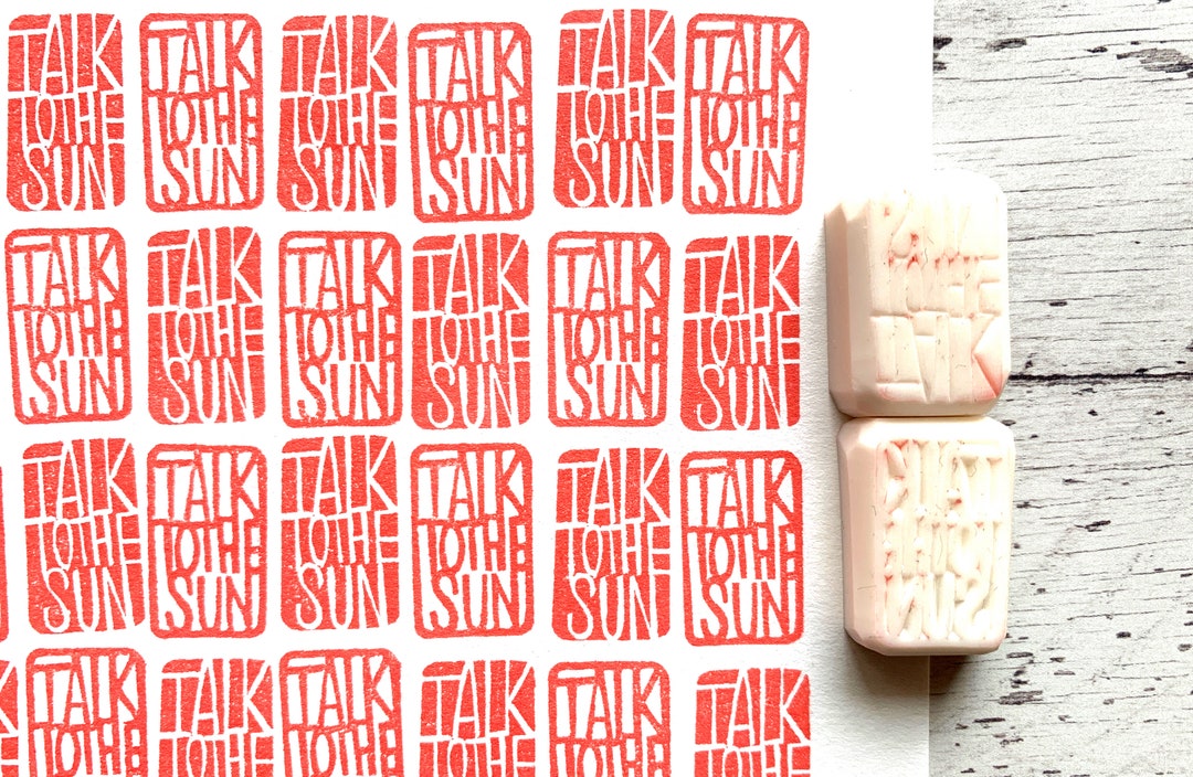 Custom Japanese Name Rubber Stamp: Hanko Style Hand Carved Stamp (20 ...