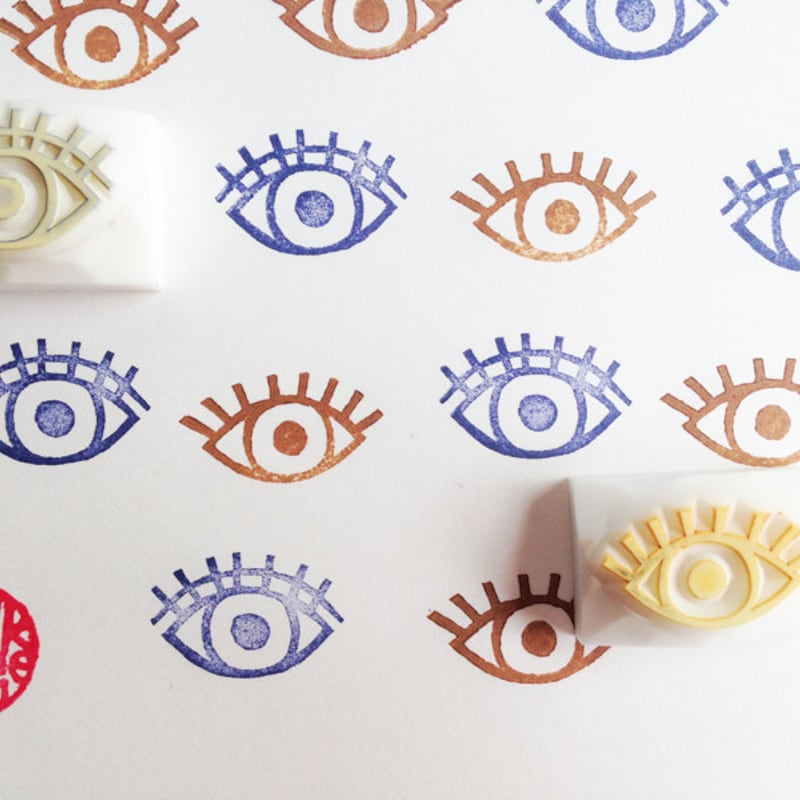 Eye Rubber Stamp - Etsy