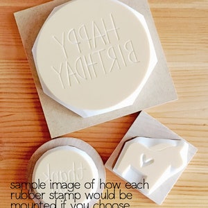 Night Sky Rubber Stamp Crescent Moon & Star Stamp Hand - Etsy