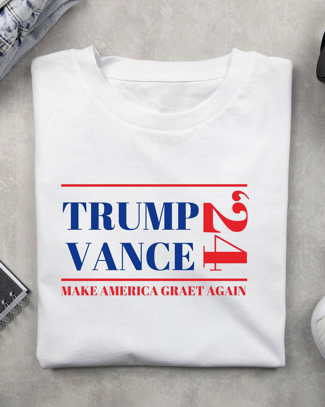 Trump 2024 JD Vance Shirt MAGA Merchandise Election Apparel Patriotic ...