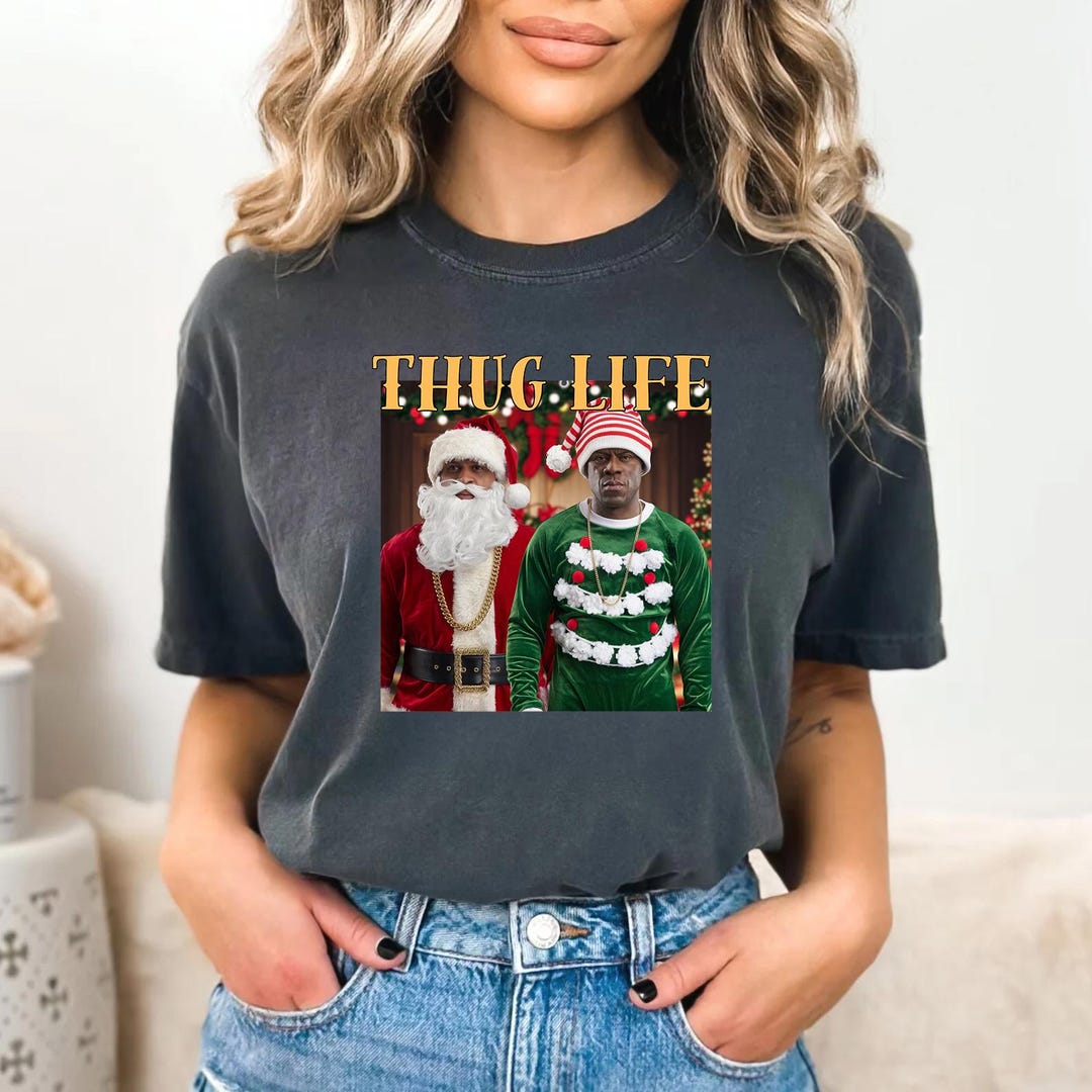 Thug Life Christmas Just Waiting for Christmas Bundle Png , Thug Life ...