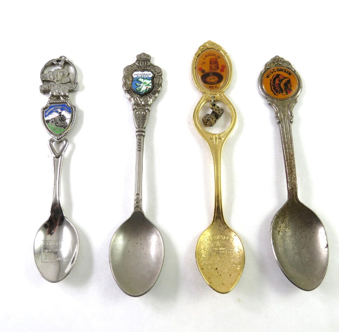 Vintage US Collector Spoon Lot of 4, Silverton Colorado Train ...