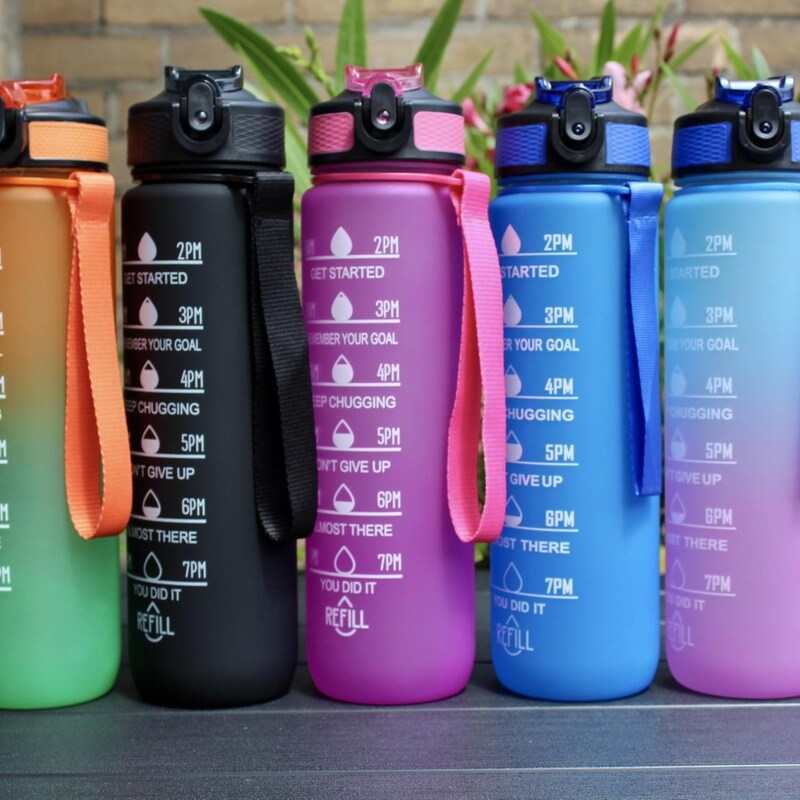 Motivational Water Bottle - Etsy