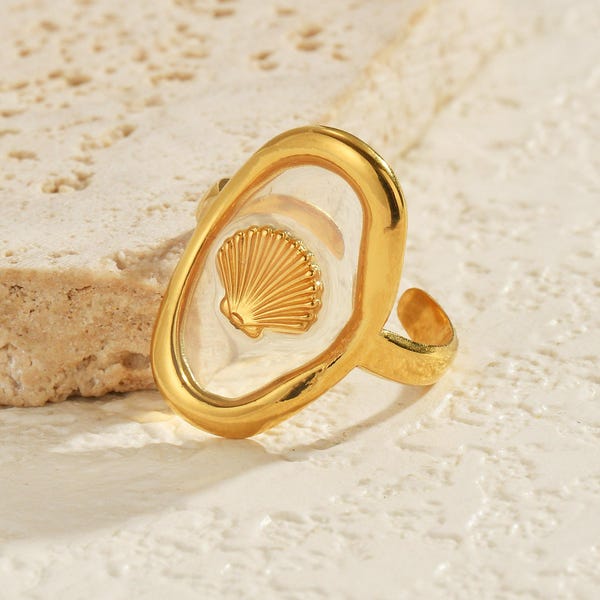 Seashell Ring - Etsy