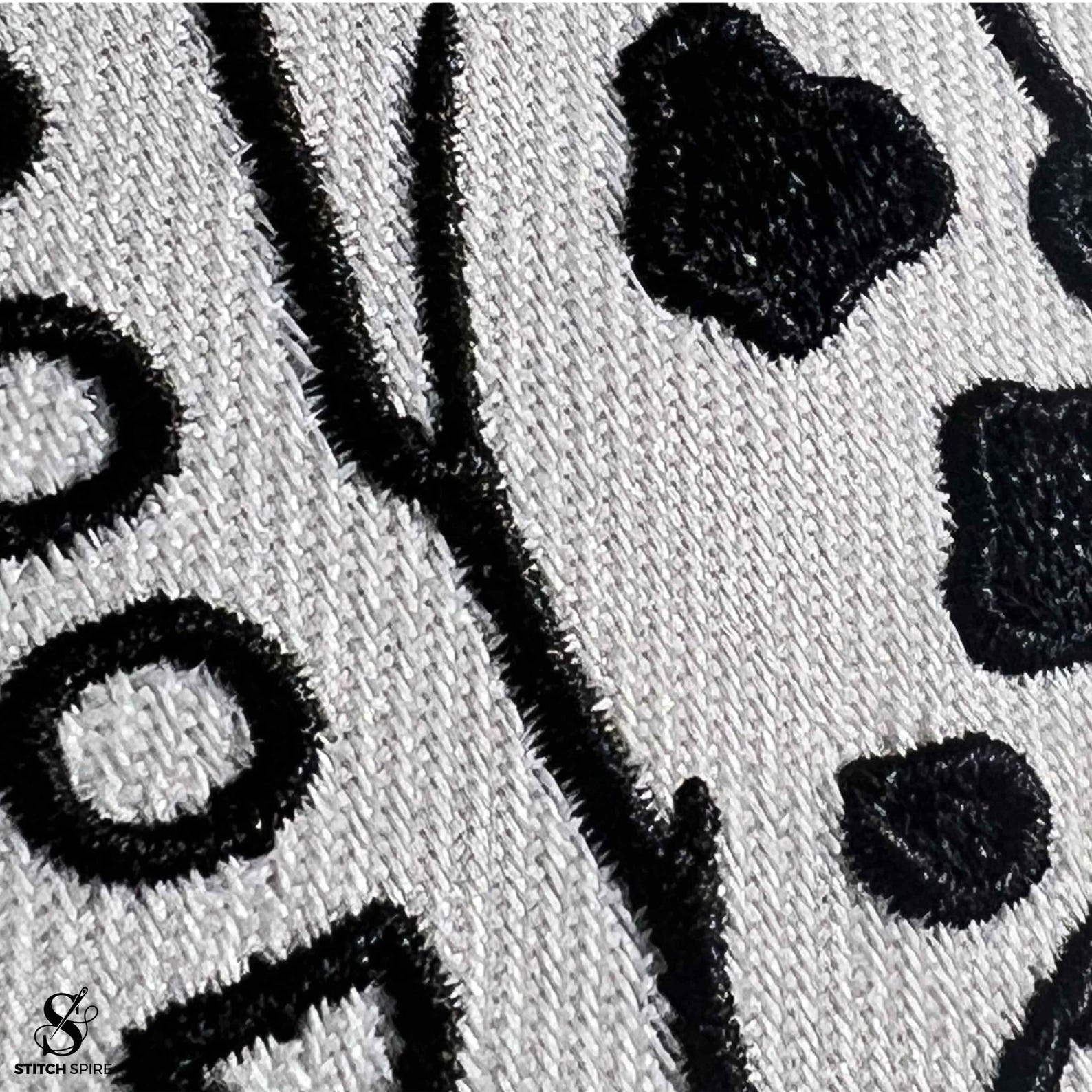 Lazy Moody Cow Embroidery Design Files for Hats and Beanie, Trendy ...