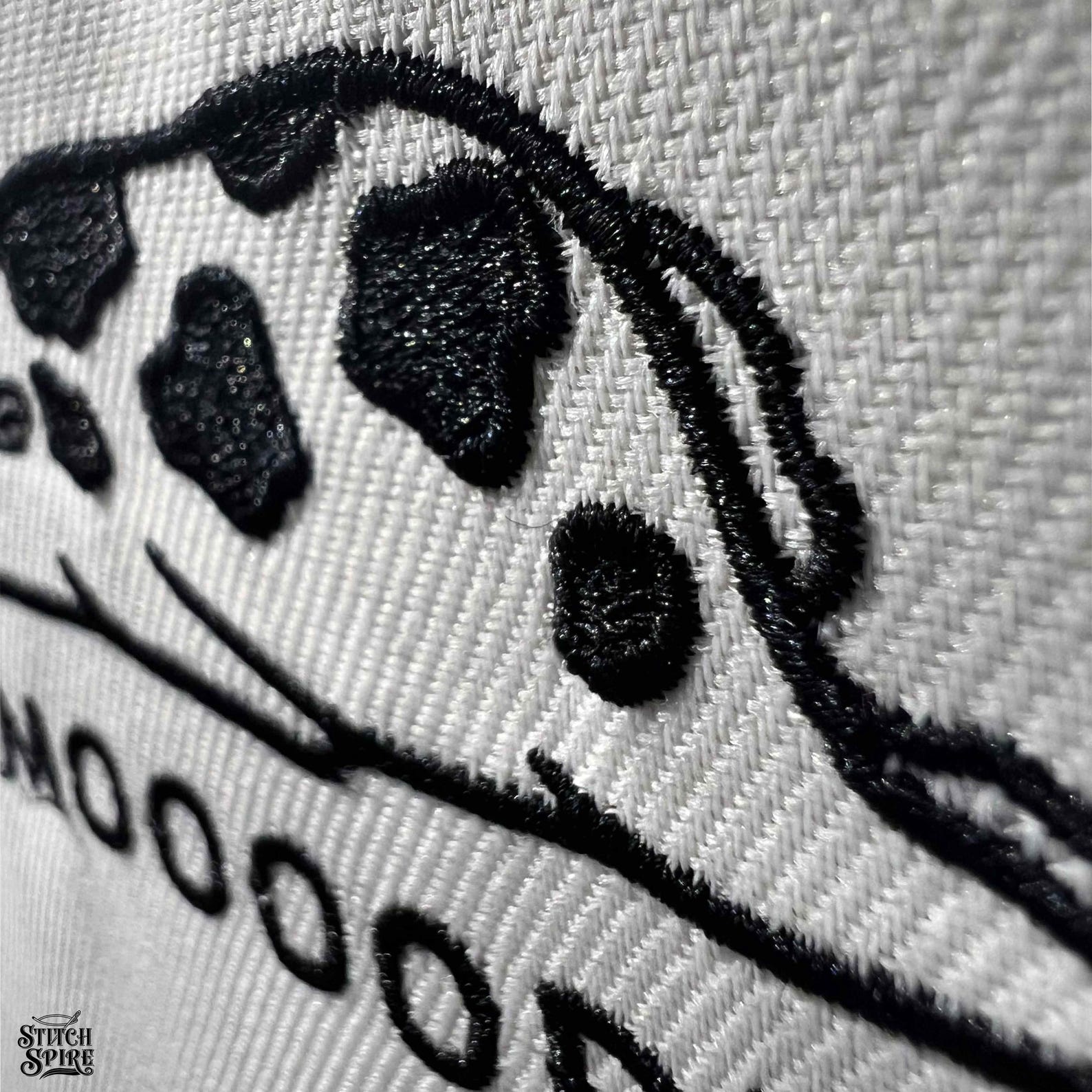 Lazy Moody Cow Embroidery Design Files for Hats and Beanie, Trendy ...