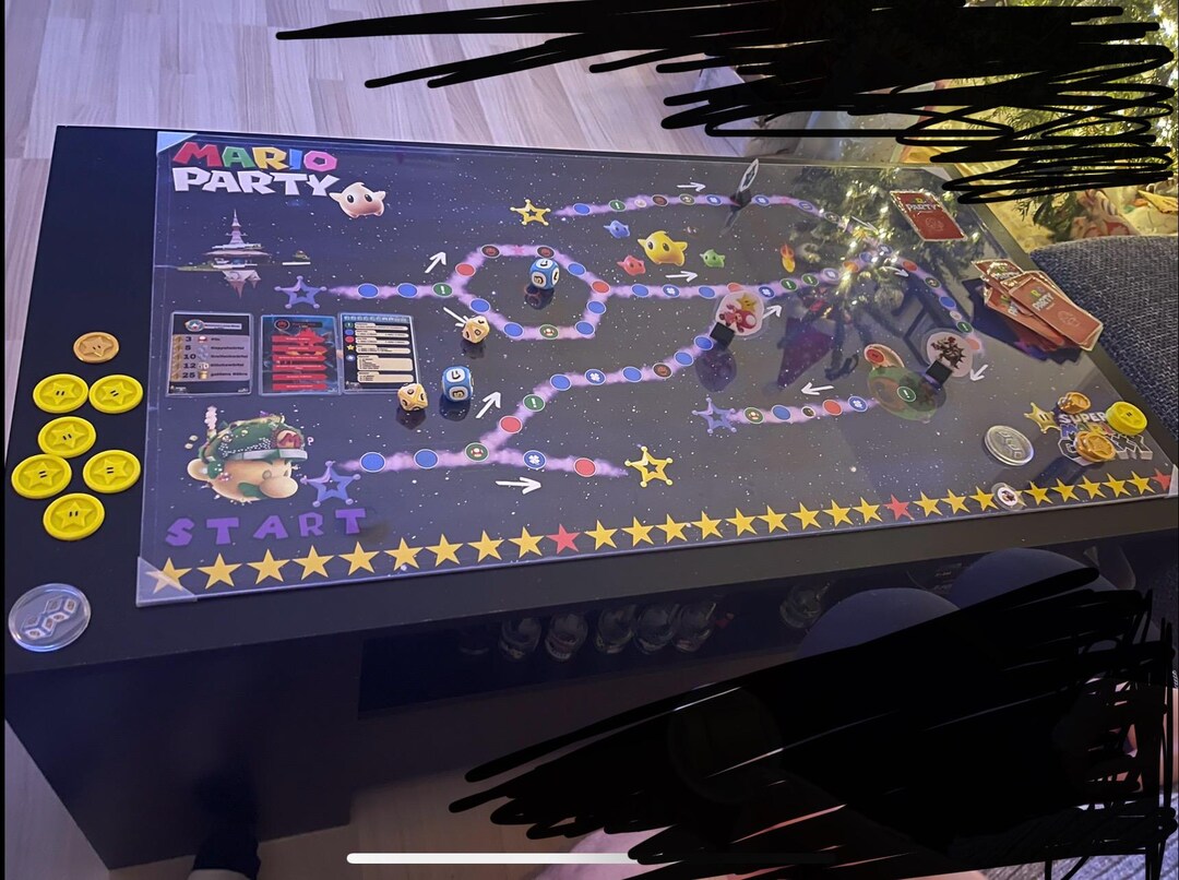 Mario Party Board Game - Etsy