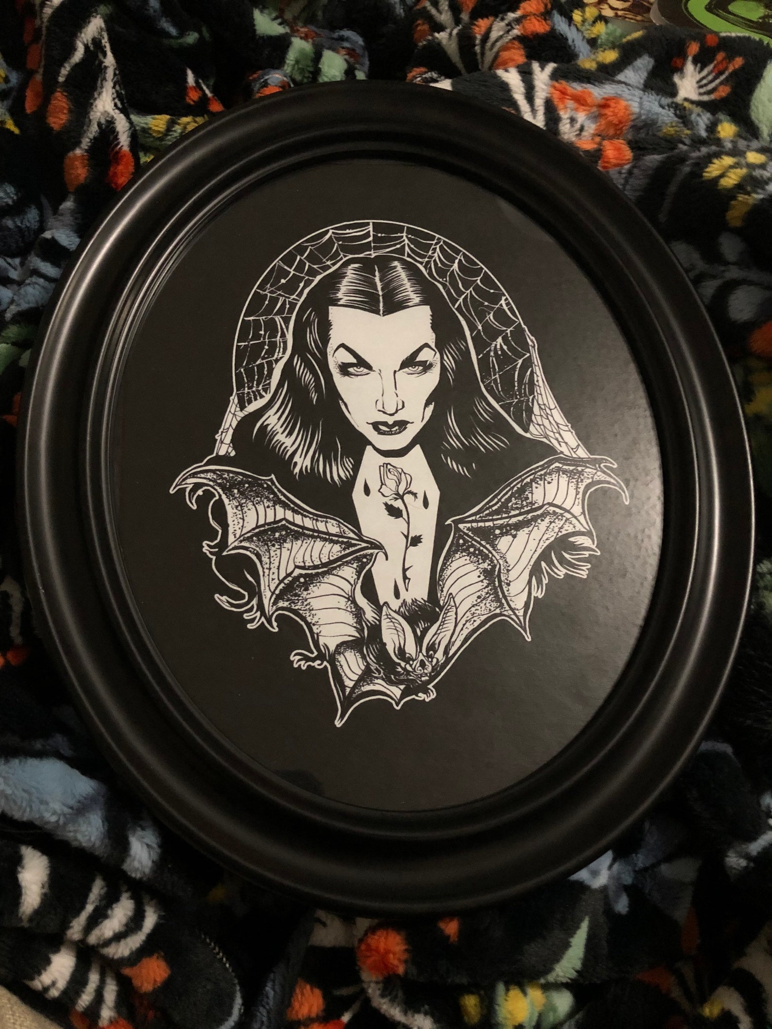 Vampira Art Print Queen of the Night Fine Art Print | Etsy