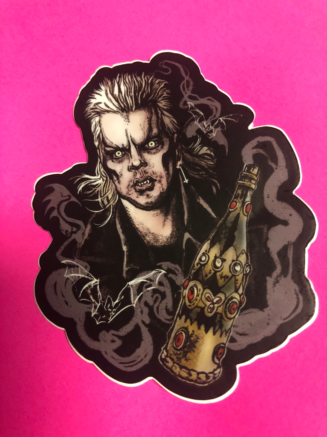 Lost Boys David With Bottle - All Weather Vinyl Sticker or Magnet! Put ...