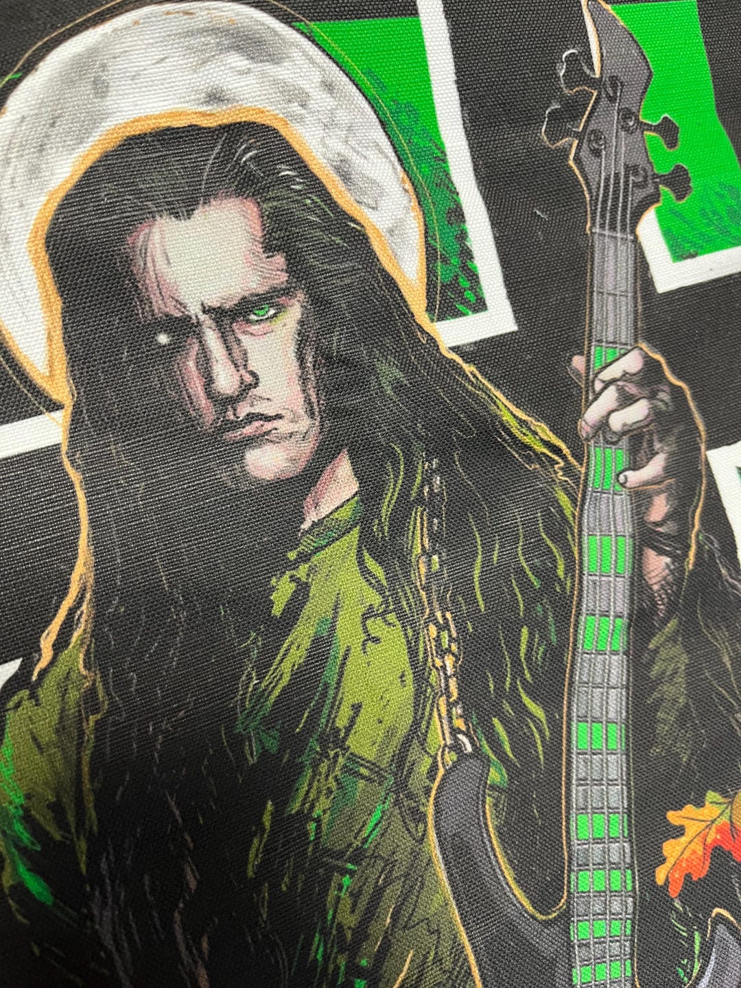 Wolf Moon TON Tribute Art Halloween Coffin Back Patch Battle Jacket ...