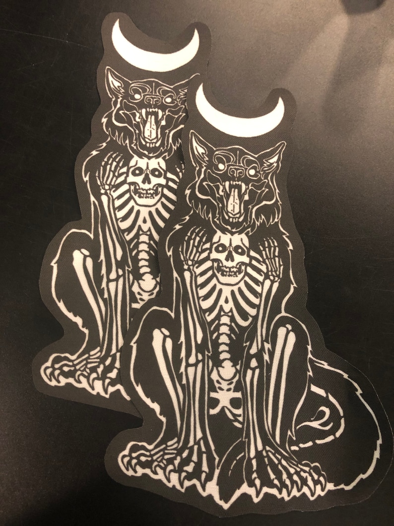 Wolf Moon Patch Werewolf Spirit Coyote Spirit Goth Horror | Etsy