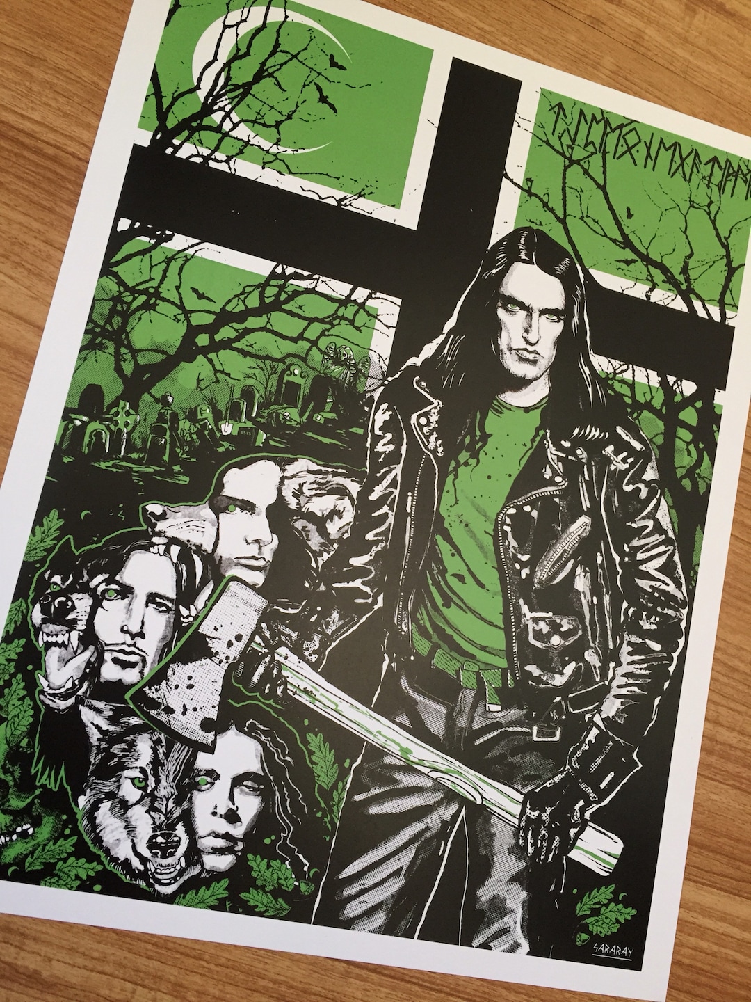 Type O Negative Tribute Poster – Peter Steele, Hand-screened Art Print ...