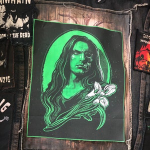 Love You to Death Peter Tribute Patch Memento Mori Green or White Xl or ...