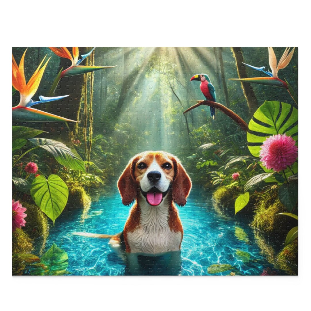 Dog Puzzle (120, 252, 500-pc) Dog Jigsaw Puzzle, Chipboard Dog Puzzle ...