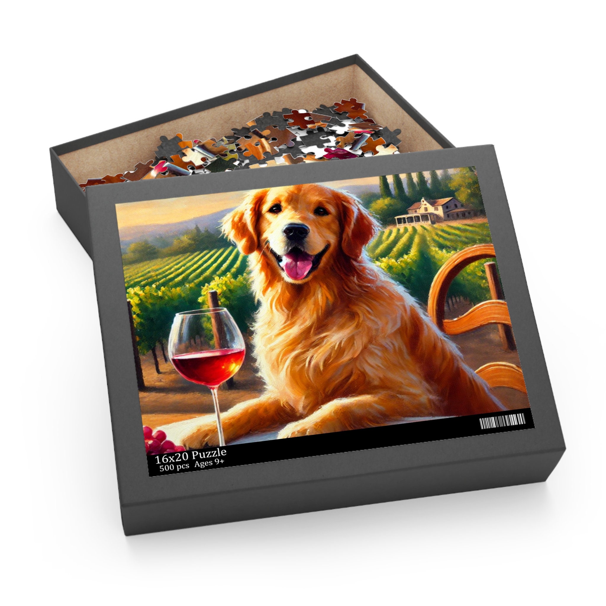 Dog Puzzle (120, 252, 500-pc) Dog Jigsaw Puzzle, Chipboard Dog Puzzle ...