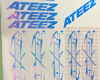 ATEEZ Vinyl Sticker Decal - Etsy