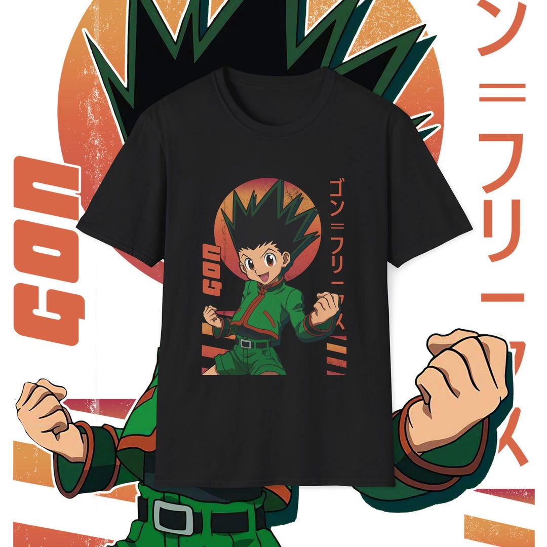 Hunter X Hunter Gon Freecss T-shirt, Gon Freecss, Japanese, Hunter T ...
