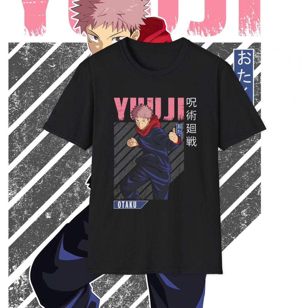 Yuji Itadori Shirt, Jujutsu Kaisen T-shirt, Best Anime Shirts, Gift for ...