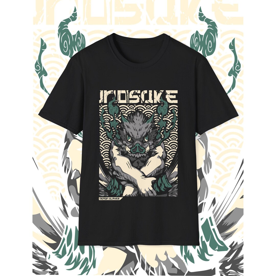 Inosuke Demon Slayer T-shirt, Inosuke Hashibira, Demon Slayer Shirt ...