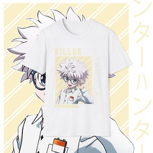 Hunter X Hunter Killua Zoldyck T-shirt, Killua Zoldyck, Japanese ...
