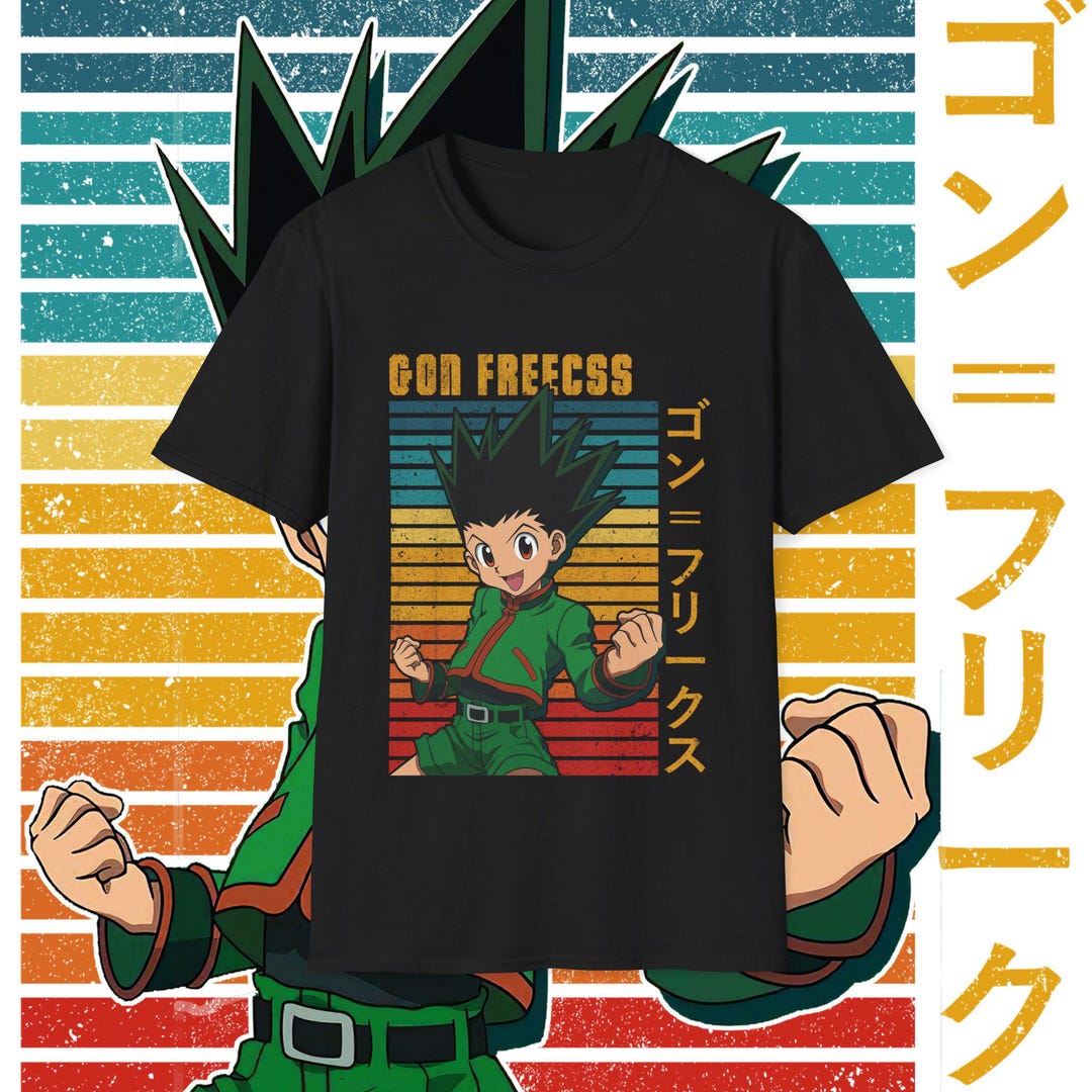Hunter X Hunter Gon Freecss T-shirt, Gon Freecss, Japanese, Hunter T ...