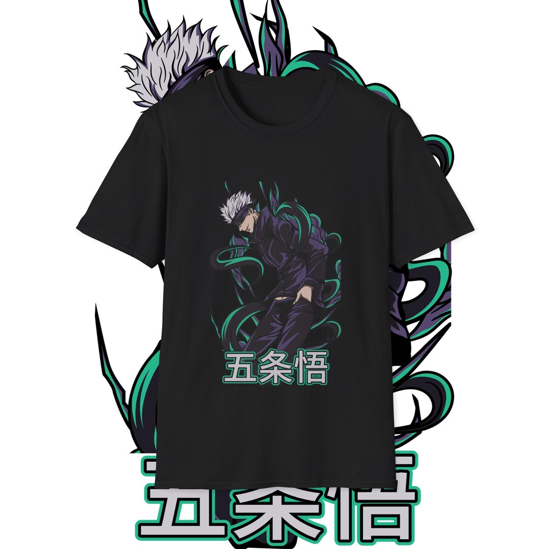 Gojo Satoru Shirt, Jujutsu Kaisen T-shirt, Best Anime Shirts, Gift for ...