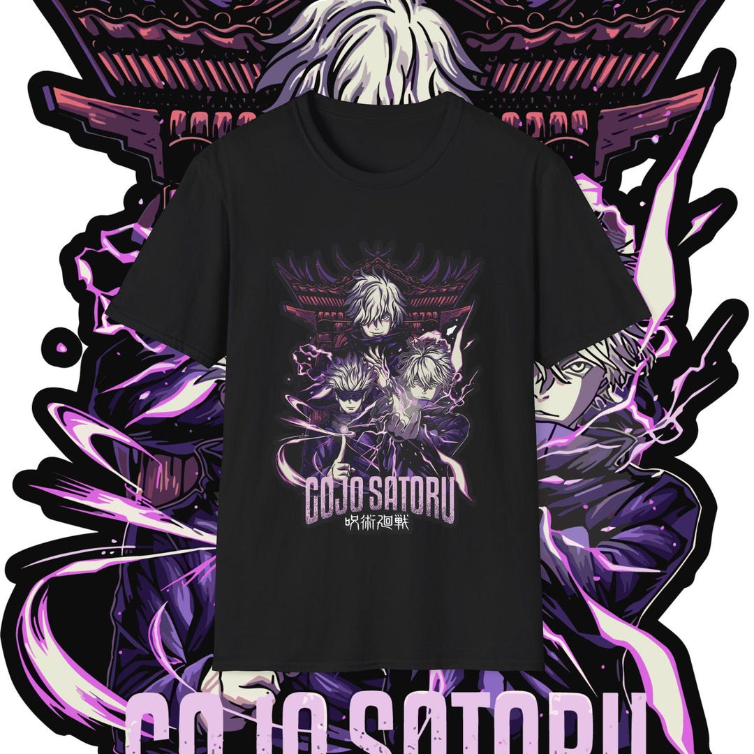 Gojo Satoru Shirt, Jujutsu Kaisen T-shirt, Best Anime Shirts, Gift for ...