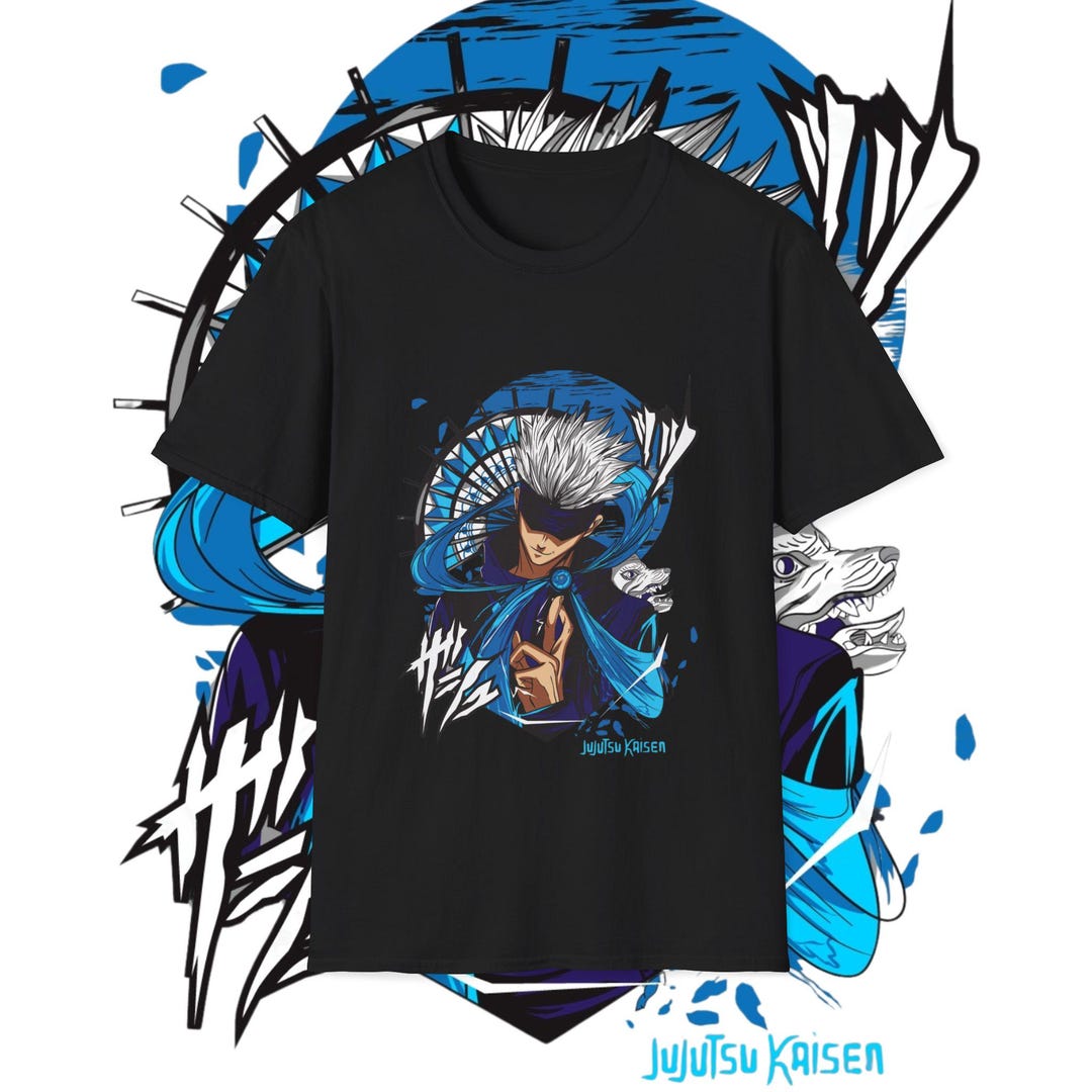 Gojo Satoru Shirt, Jujutsu Kaisen T-shirt, Best Anime Shirts, Gift for ...