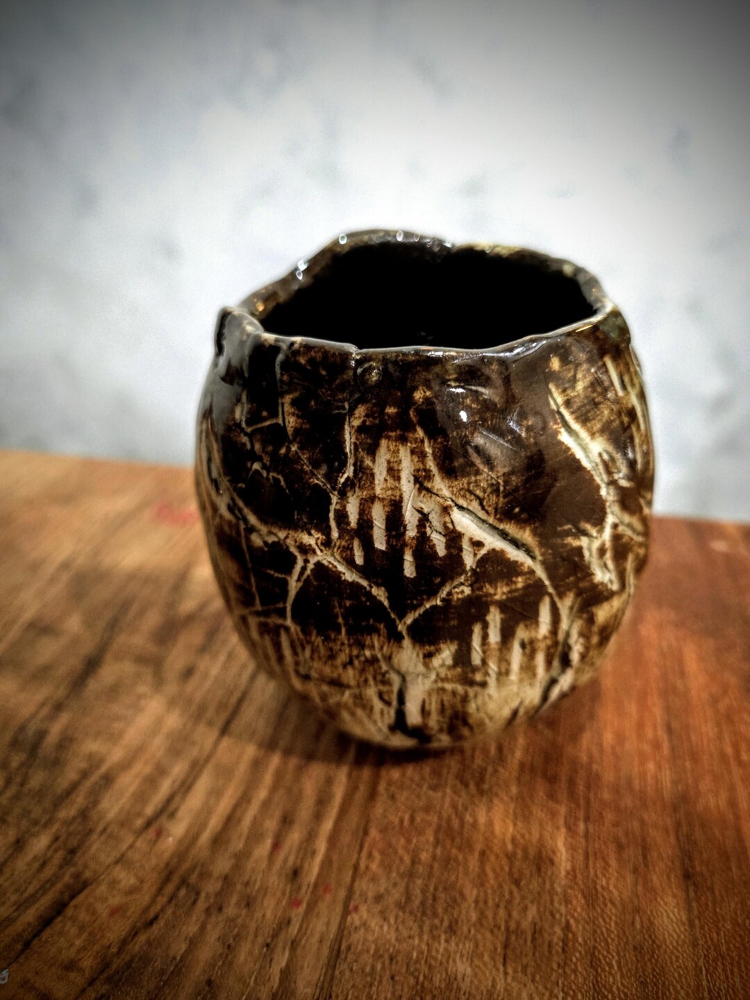 Handmade Cup: Marks of Time - Etsy