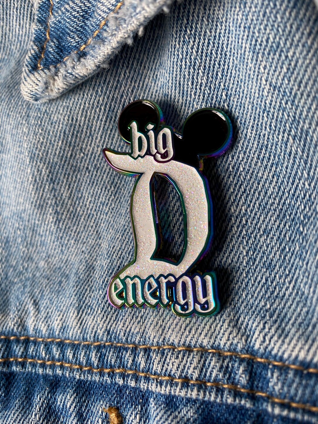 Big Disney Energy Soft Enamel Pin - Etsy