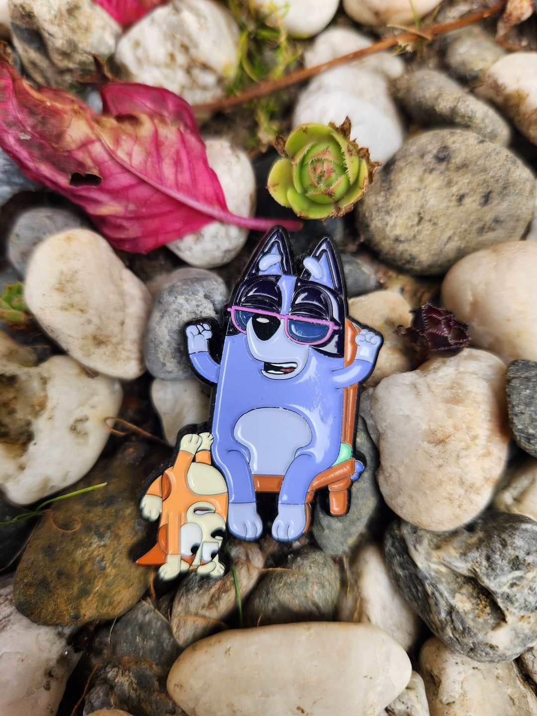 Blue Dog Nana Bingo Handstand Inspired Pin - Etsy